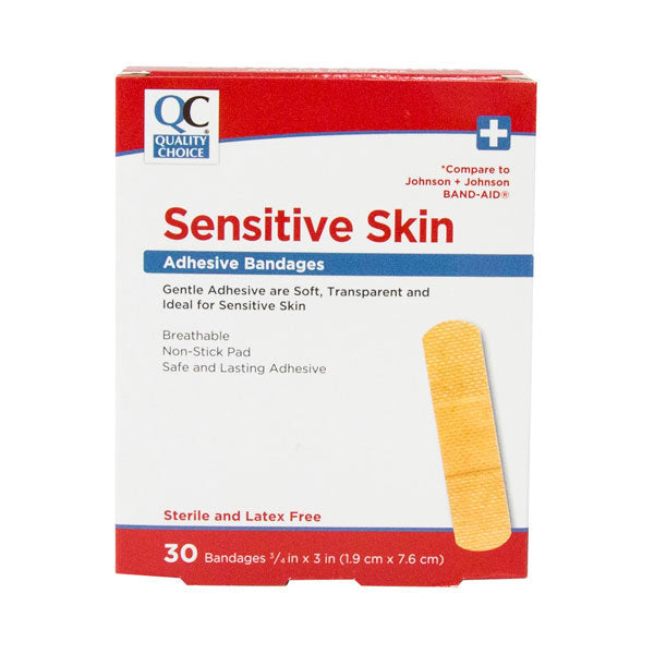 Qc senstive Skin Bandages 30 Bandages – Farmacia Jireh Aguadilla