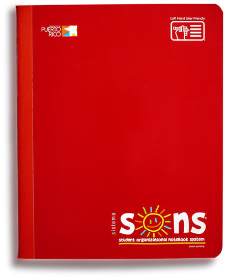 SONS Red Regular Notebook – Farmacia Jireh Aguadilla
