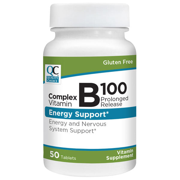 Quality Choice Complex Vitamin B100 Energy Tablets, 50 Count – Farmacia ...