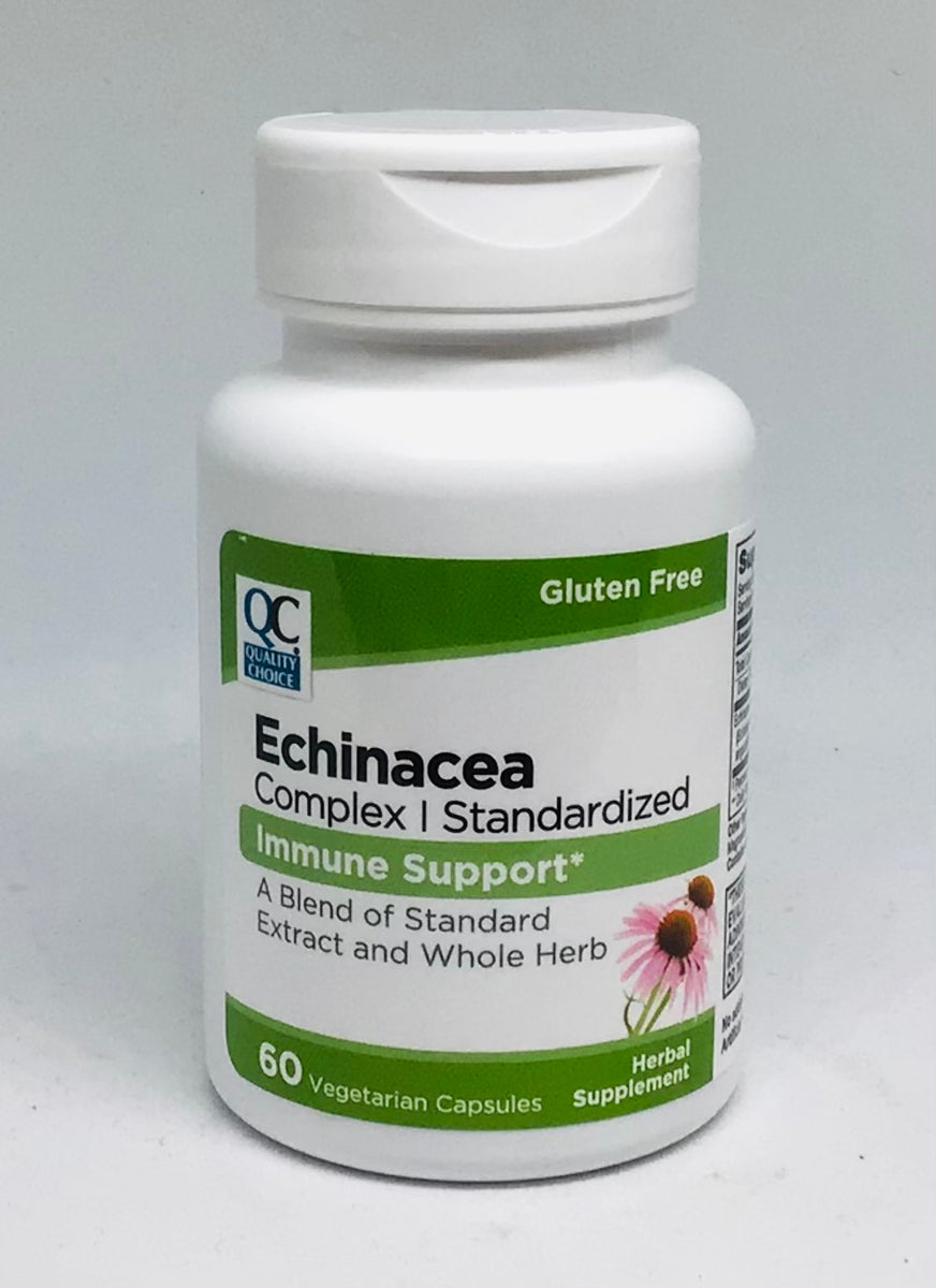 QC Echinacea Complex / Standardized, Immune Support 60 Capsules ...