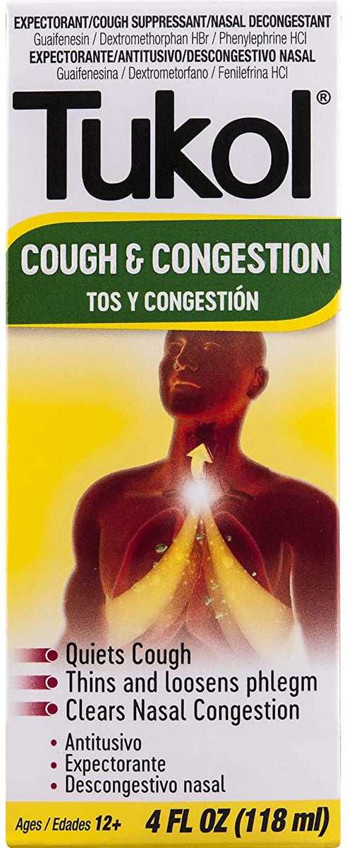 Tukol Multi-Symptom Cough & Congestion 4Fl Oz – Farmacia Jireh Aguadilla